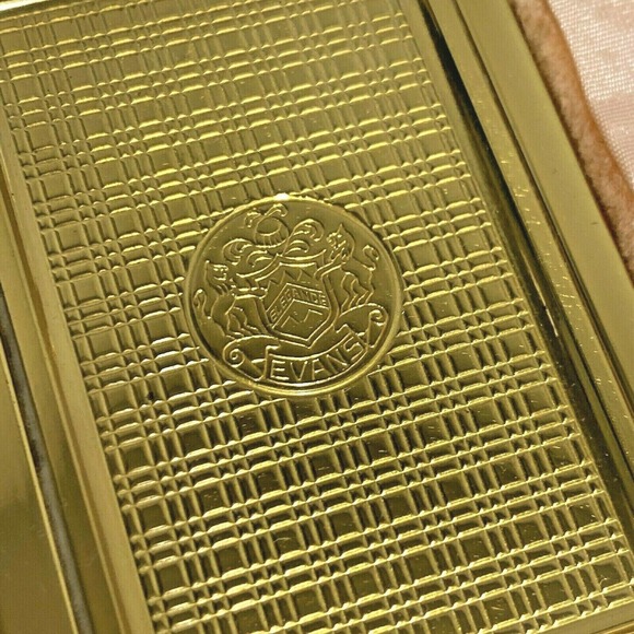 Evans | Bags | Vintage Evans Box Clutch Purse Gold Two Sided Compact ...